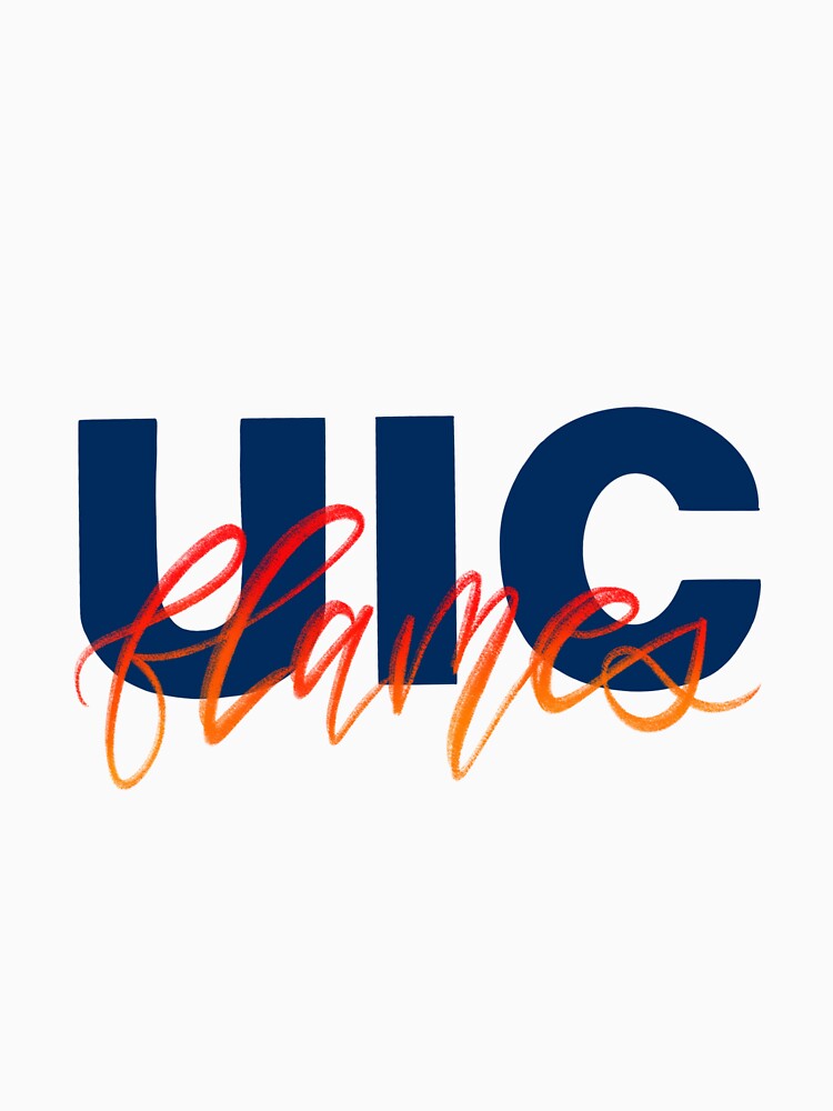 "UIC Flames" T-shirt by ccgoering | Redbubble | uic t-shirts