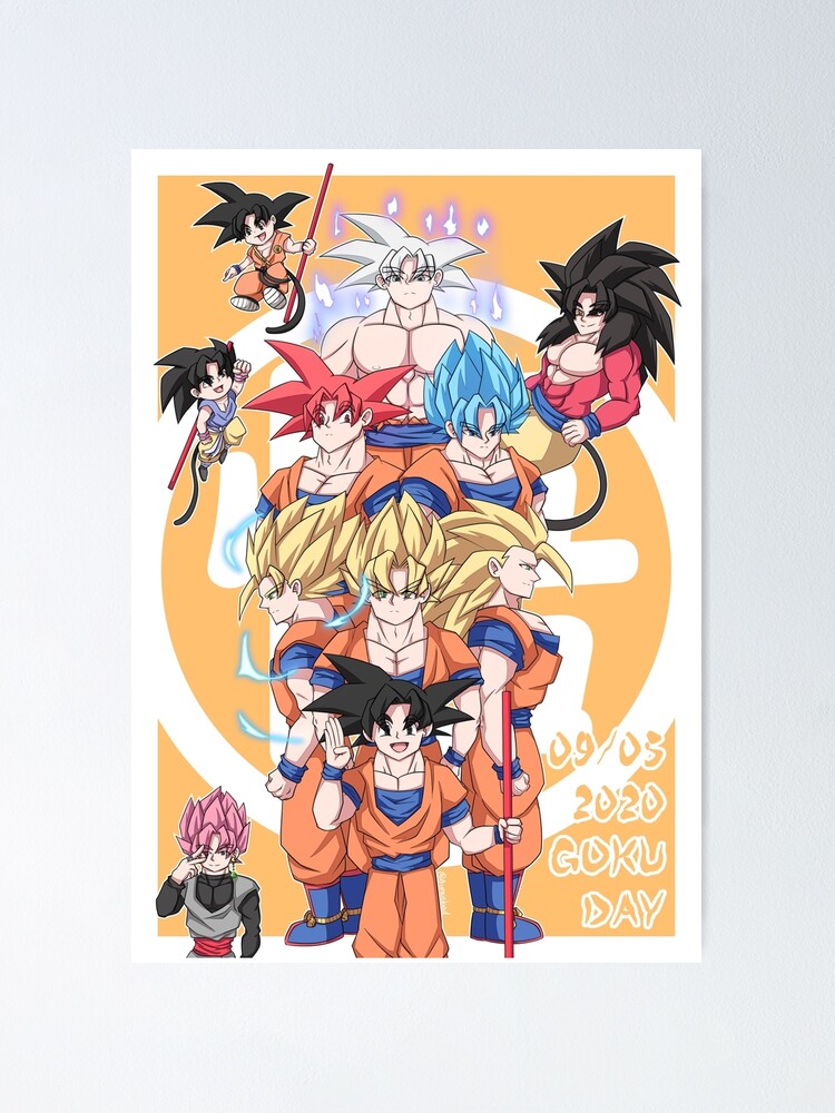 "Goku Day 2020" Poster by auraisbad | Redbubble