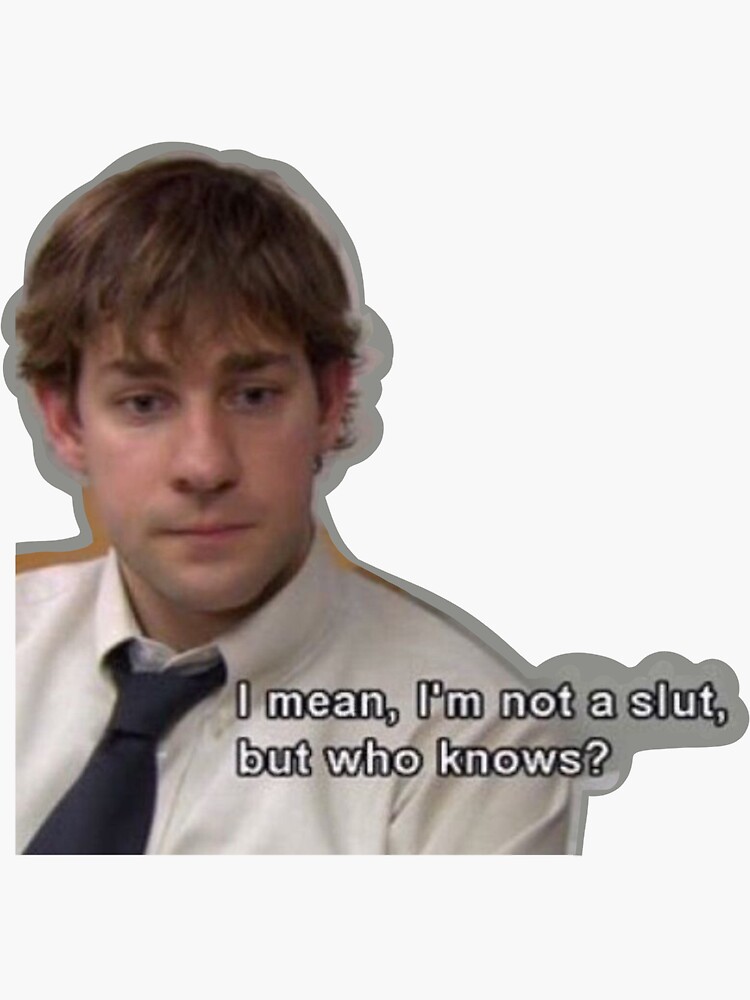 "The office meme" Sticker for Sale by angelslover | Redbubble
