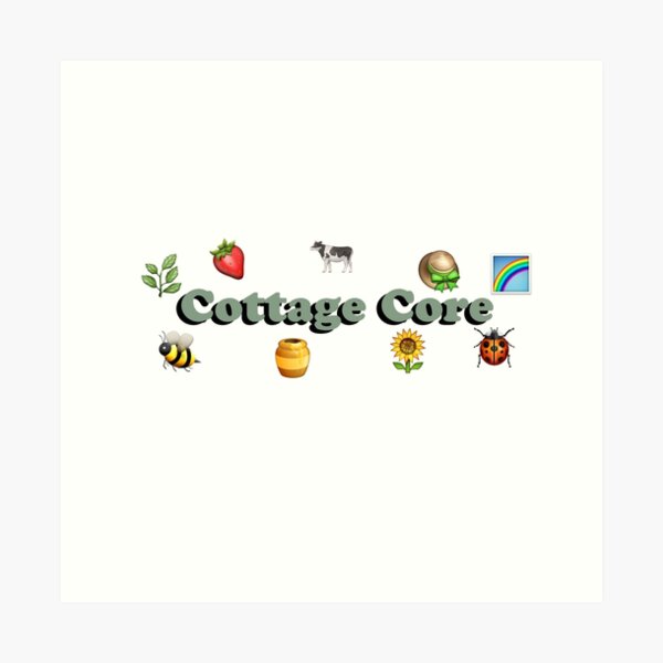 "Cottage Core emoji aesthetic" Art Print by hannahk07 | Redbubble