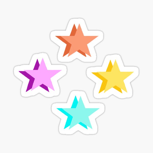 "Vsco star pack" Sticker for Sale by fireflies-ab | Redbubble