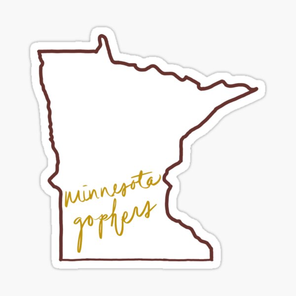 "Minnesota Gophers UMN Twin Cities" Sticker for Sale by Outtahere23 ...