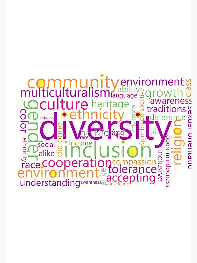 "Diversity Word Cloud" Spiral Notebook for Sale by TheKidAndI | Redbubble