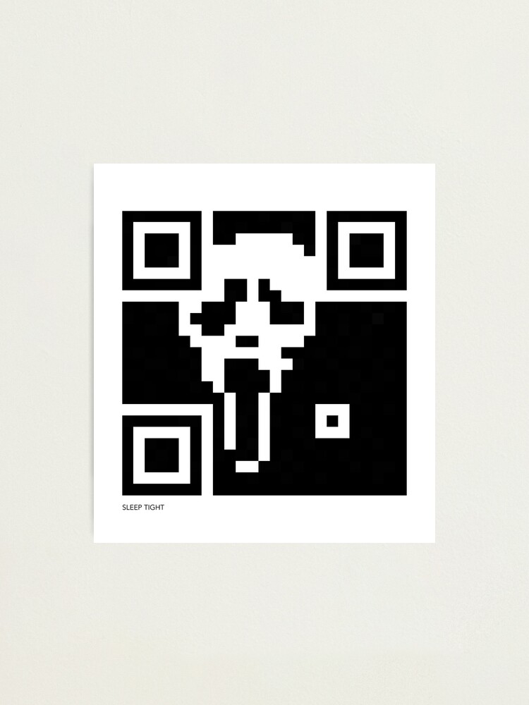 "QR Code - Scream" Photographic Print for Sale by wiscan | Redbubble