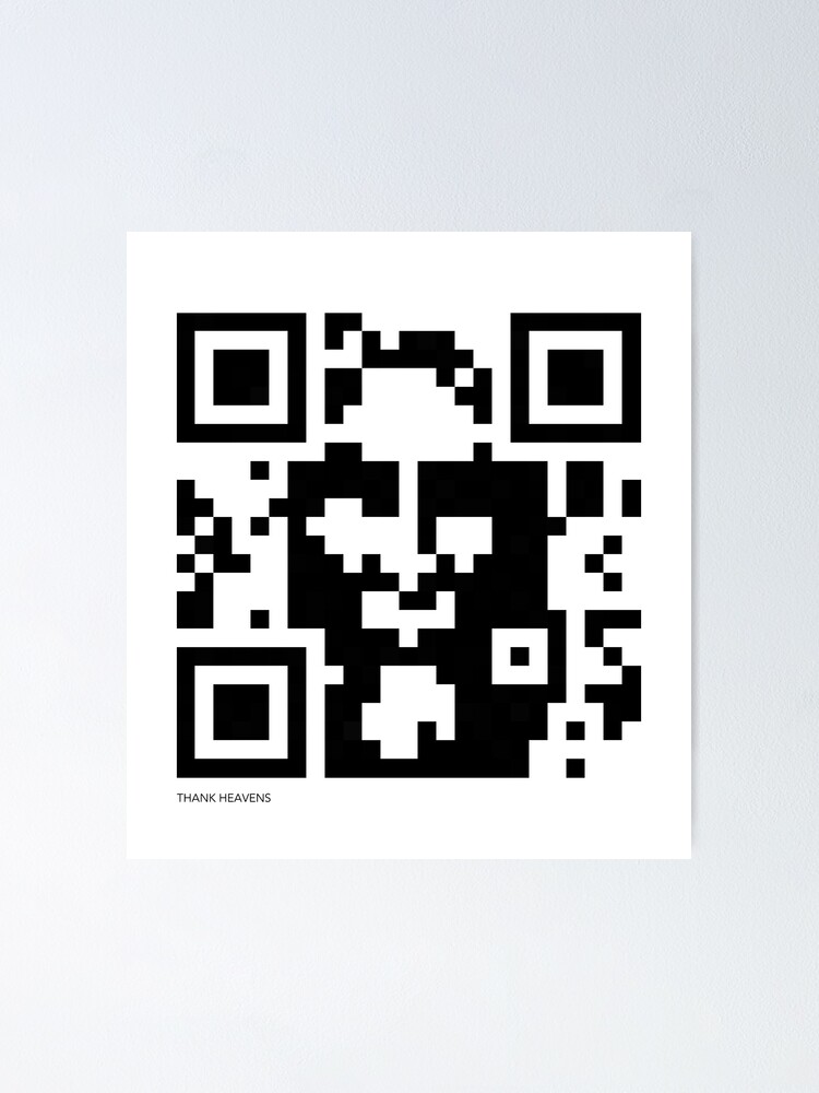 "QR Code - Jesus" Poster by wiscan | Redbubble