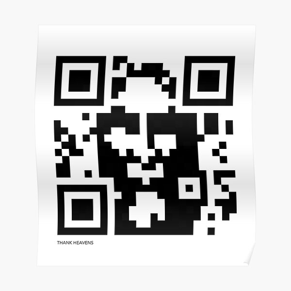 "QR Code - Jesus" Poster by wiscan | Redbubble