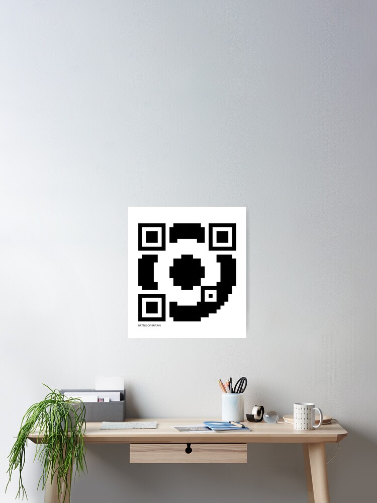 "QR Code - RAF / Mods" Poster for Sale by Rob Wisdom | Redbubble
