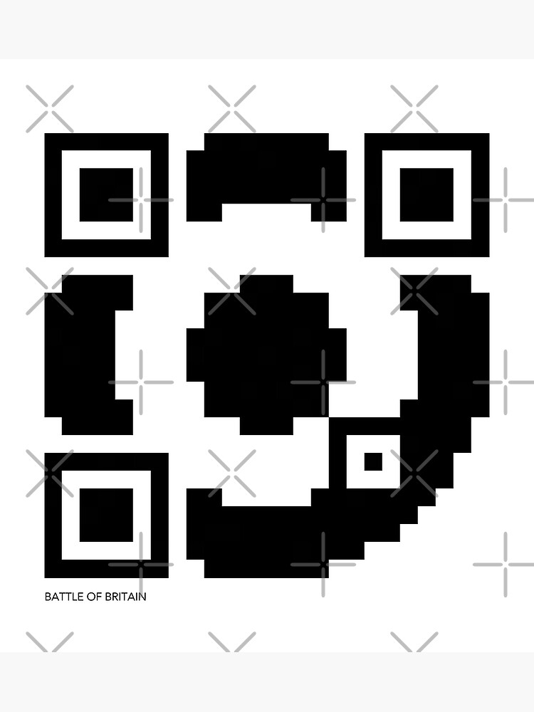 "QR Code - RAF / Mods" Poster for Sale by Rob Wisdom | Redbubble