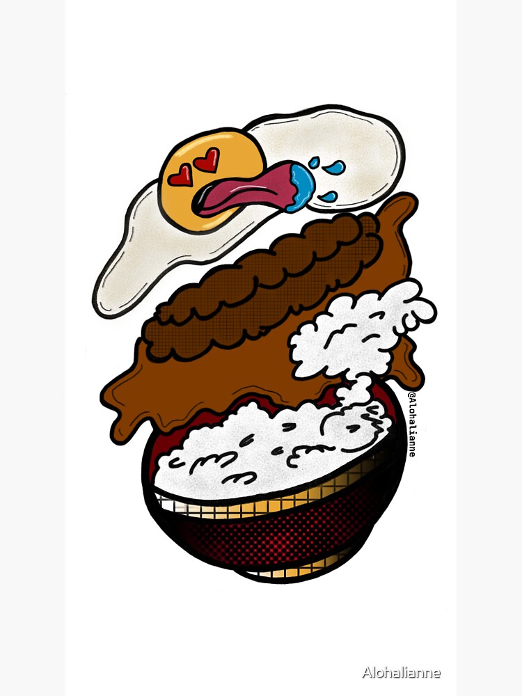 "Loco Moco" Sticker for Sale by Alohalianne | Redbubble