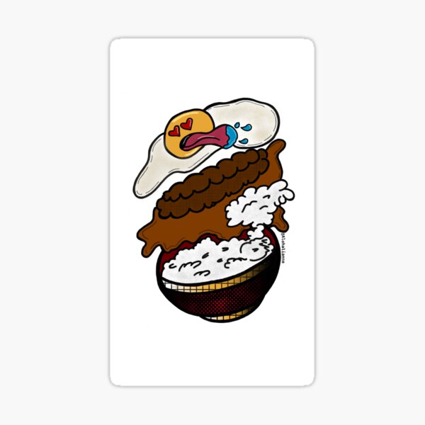 "Loco Moco" Sticker for Sale by Alohalianne | Redbubble