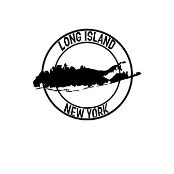 "Long Island, New York Sticker" Sticker for Sale by scuratolo26 | Redbubble