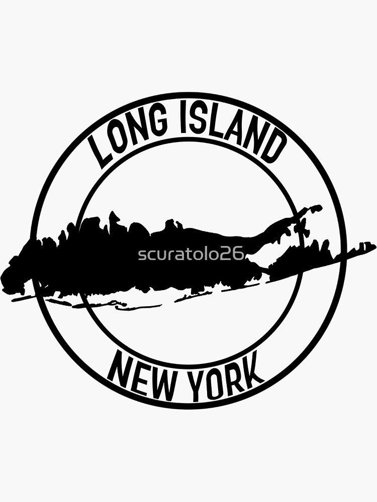 "Long Island, New York Sticker" Sticker for Sale by scuratolo26 | Redbubble