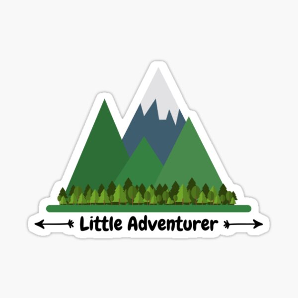 "Little Adventurer - cute kid shirt" Sticker for Sale by sfinnegan636 ...