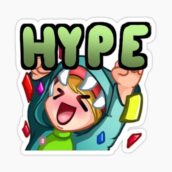 HYPE!!! Sticker By SHOTGUNJEN | ubicaciondepersonas.cdmx.gob.mx