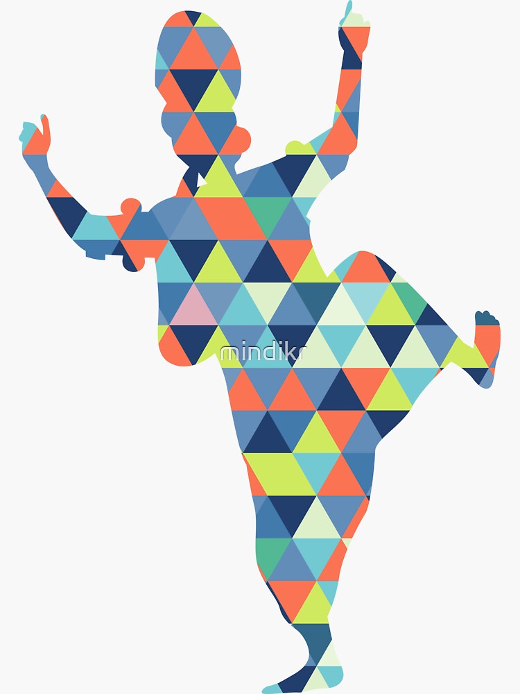 "Bhangra Beat" Sticker by mindikr | Redbubble