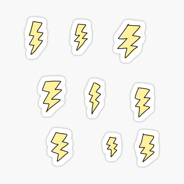 "lighting sticker pack" Sticker for Sale by shayak21 | Redbubble