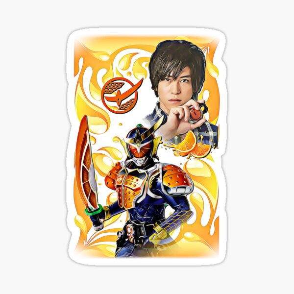 "Kamen Rider Gaim Side-by-Side (style #2)" Sticker for Sale by ...