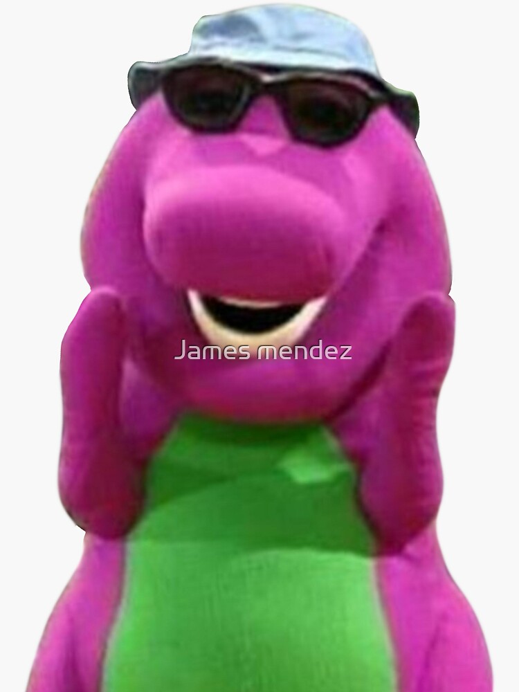 "Barney" Sticker for Sale by James mendez | Redbubble