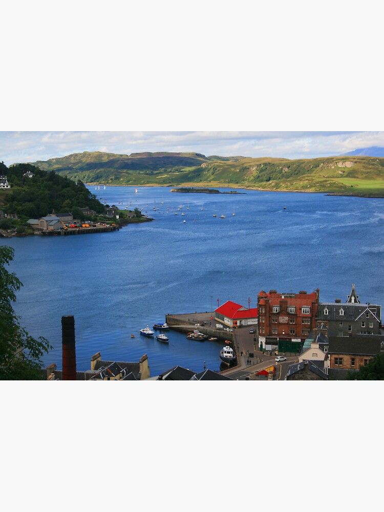 "Oban Bay & Kerrera" Sticker by RedHillDigital | Redbubble