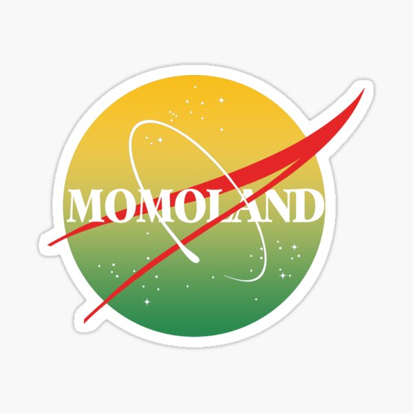 "MOMOLAND (NASA)" Sticker for Sale by lovely-day | Redbubble
