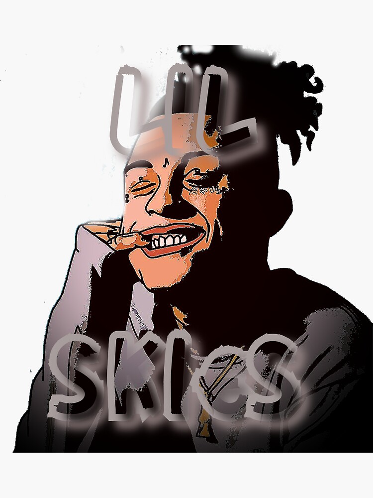 "LIL SKIES RAPPER" Sticker by bellarobless | Redbubble
