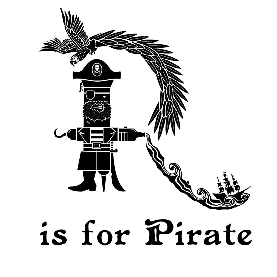 "Arrr Is For Pirate" Poster by theodorezirinis | Redbubble