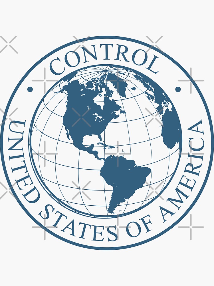 "Control - United States of America" Sticker for Sale by McPod | Redbubble