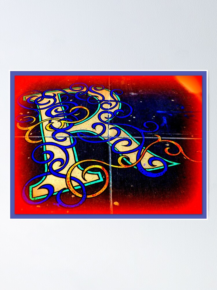 "Letter R by VicTOr Fraser" Poster for Sale by angel1 | Redbubble