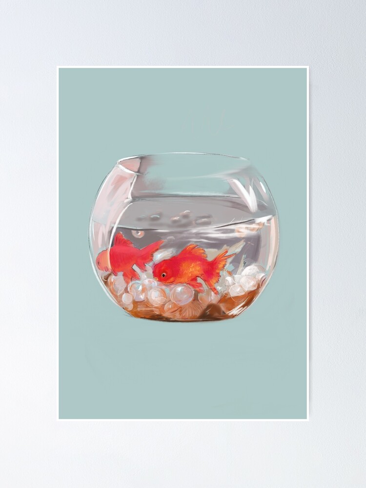 "Wish-Fish" Poster for Sale by NikaPaints | Redbubble