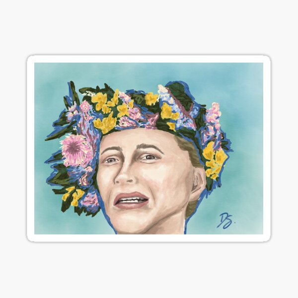 "Midsommar digital art" Sticker for Sale by daryaxox0 | Redbubble