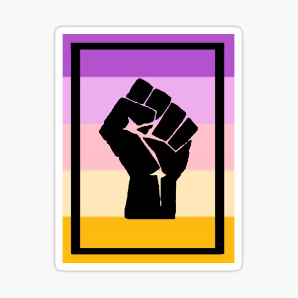 "Trixic BLM" Sticker by Akaneuwu | Redbubble