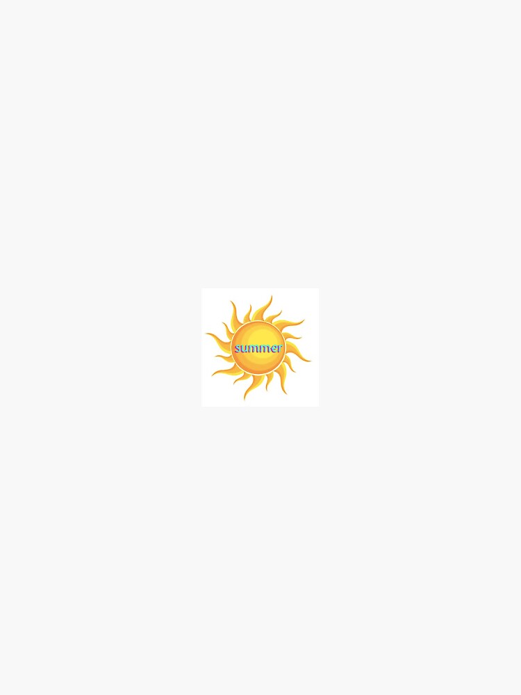 "Summer sun sticker" Sticker for Sale by Alice-bryant | Redbubble