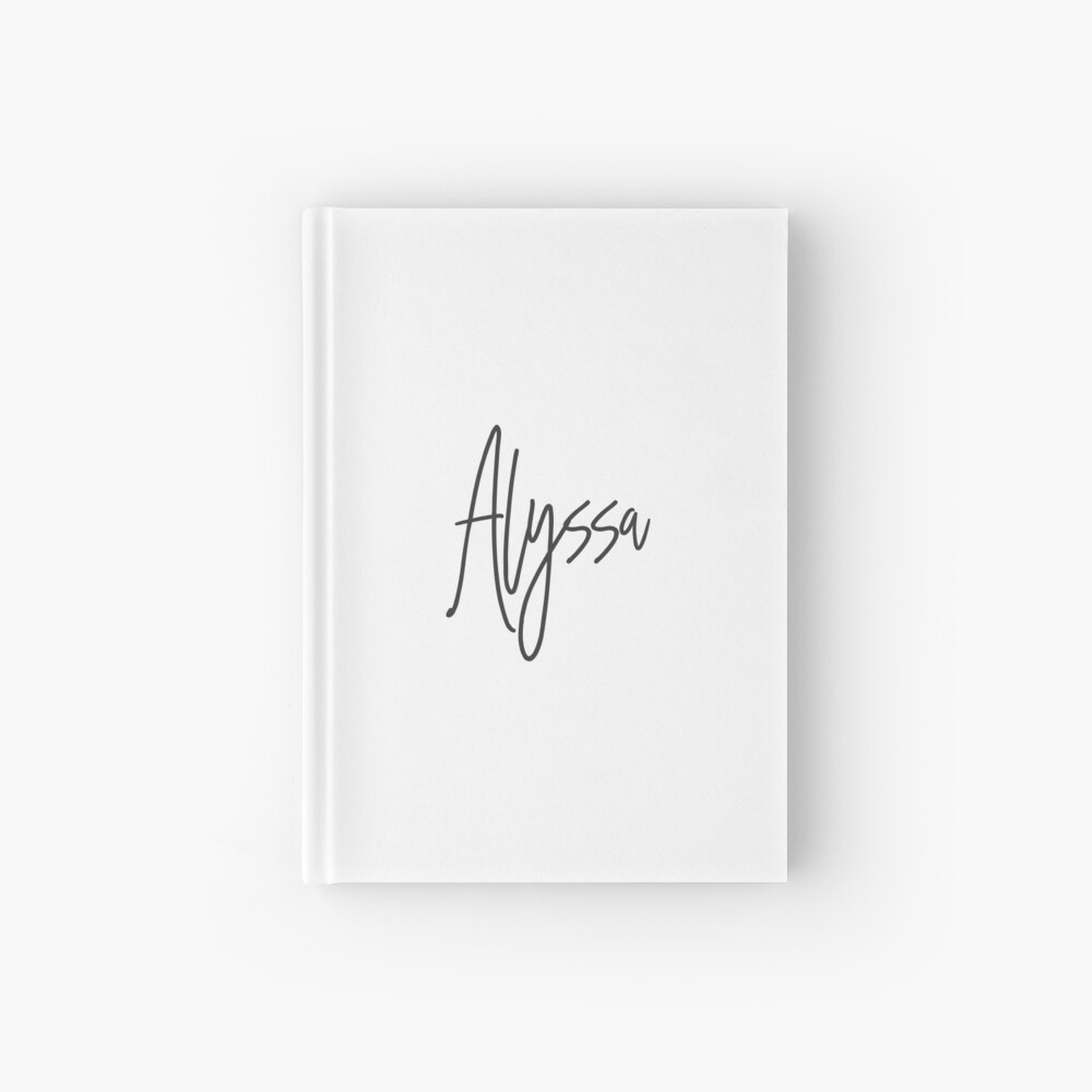 "Alyssa Name Sticker" Sticker for Sale by LucaBearDesigns | Redbubble