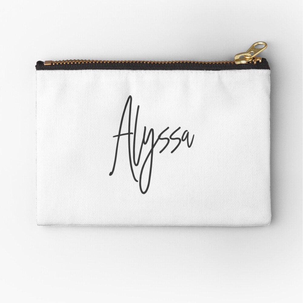 "Alyssa Name Sticker" Sticker for Sale by LucaBearDesigns | Redbubble