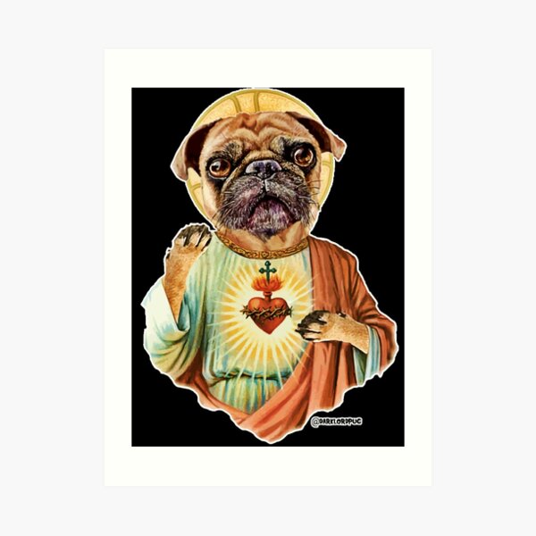 Jesus Dog Art Prints | Redbubble