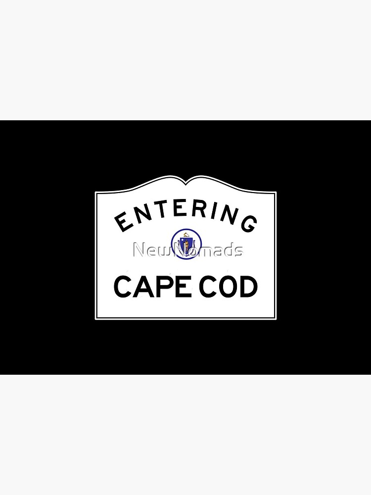 "Entering CAPE COD - Commonwealth of Massachusetts Road Sign" Mask for ...