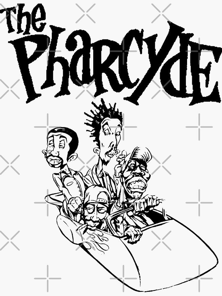 "Old School Hip Hop T Shirt Pharcyde" Sticker for Sale by ikidyounot ...