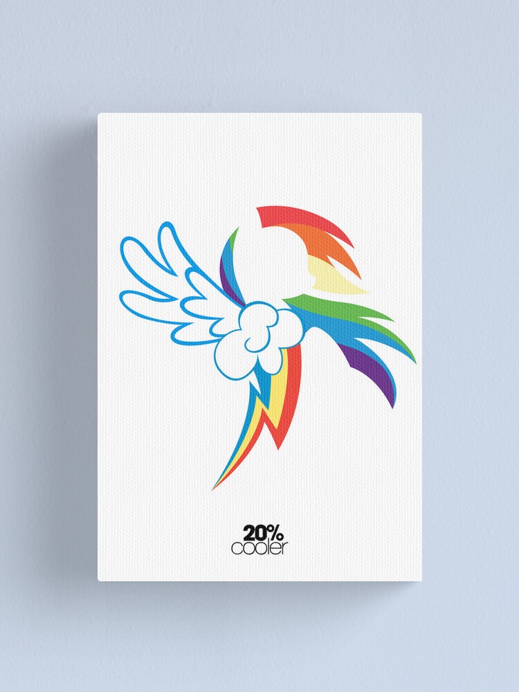 "The Dash mark - WHITE" Canvas Print for Sale by Eniac | Redbubble