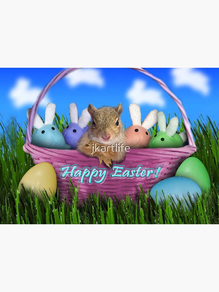 "Easter Squirrel" Greeting Card for Sale by jkartlife | Redbubble