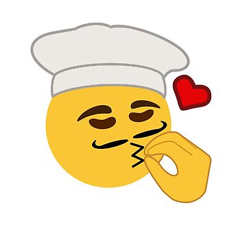 "Emoji: Chef’s Kiss " Sticker for Sale by edcullenrx | Redbubble