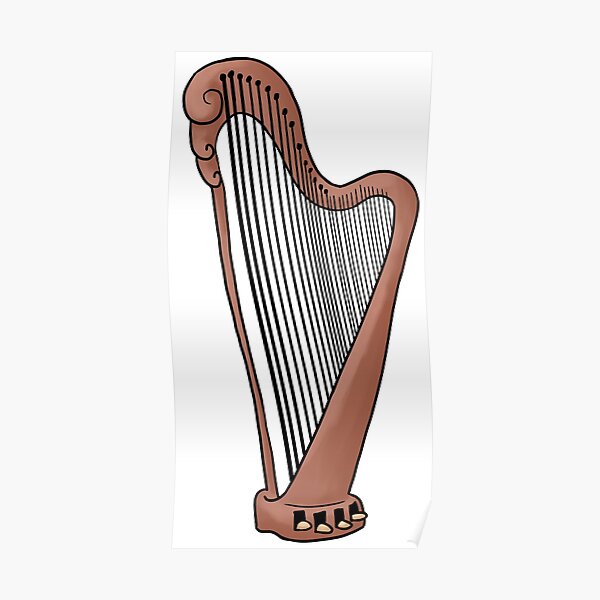 "Harp" Poster for Sale by cu-b3 | Redbubble