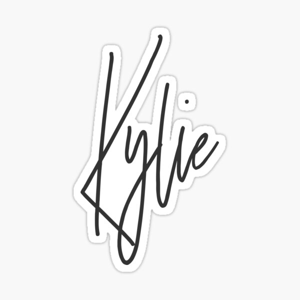 "Kylie Name" Sticker for Sale by LucaBearDesigns | Redbubble