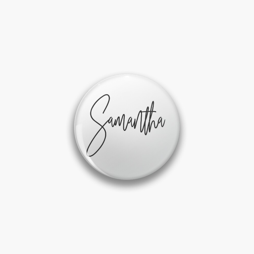 "Samantha Name Handwriting " Sticker for Sale by LucaBearDesigns ...