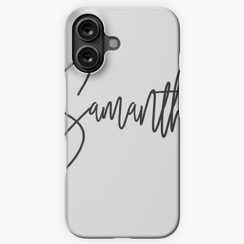 "Samantha Name Handwriting " Sticker for Sale by LucaBearDesigns ...