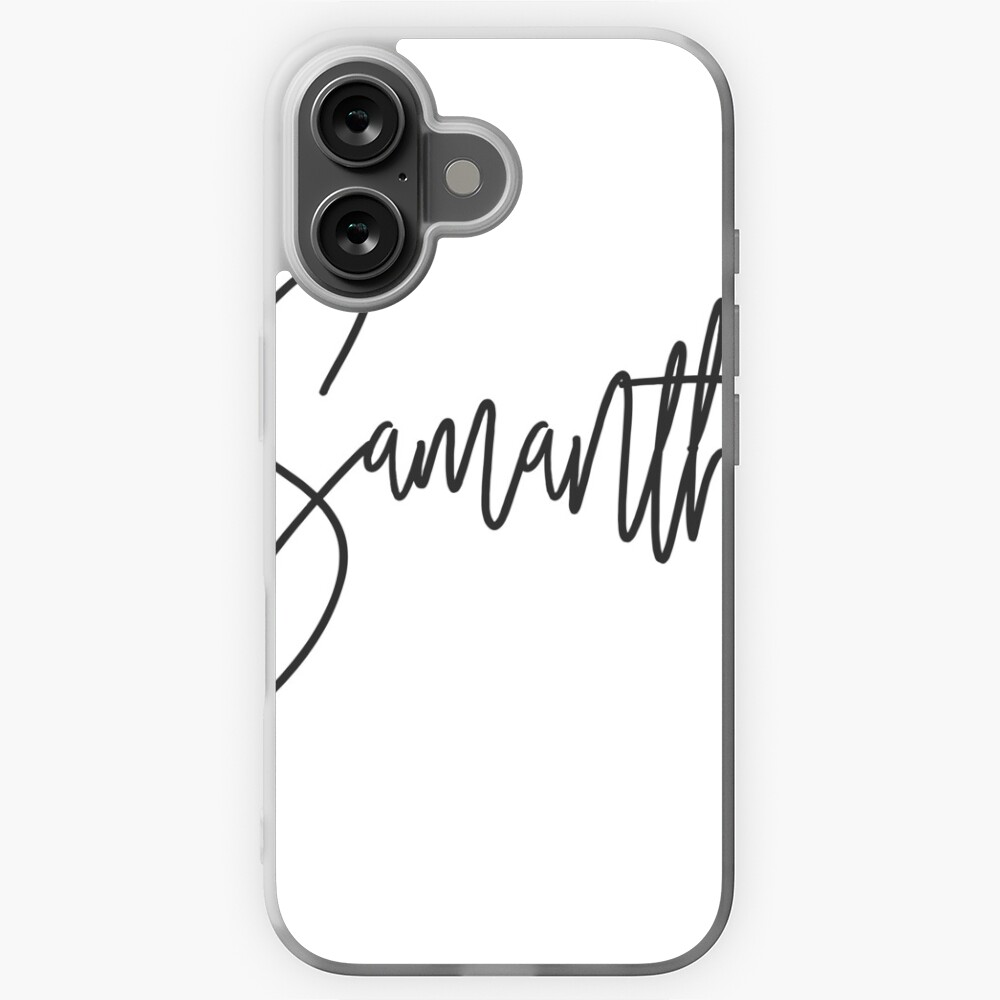 "Samantha Name Handwriting " Sticker for Sale by LucaBearDesigns ...