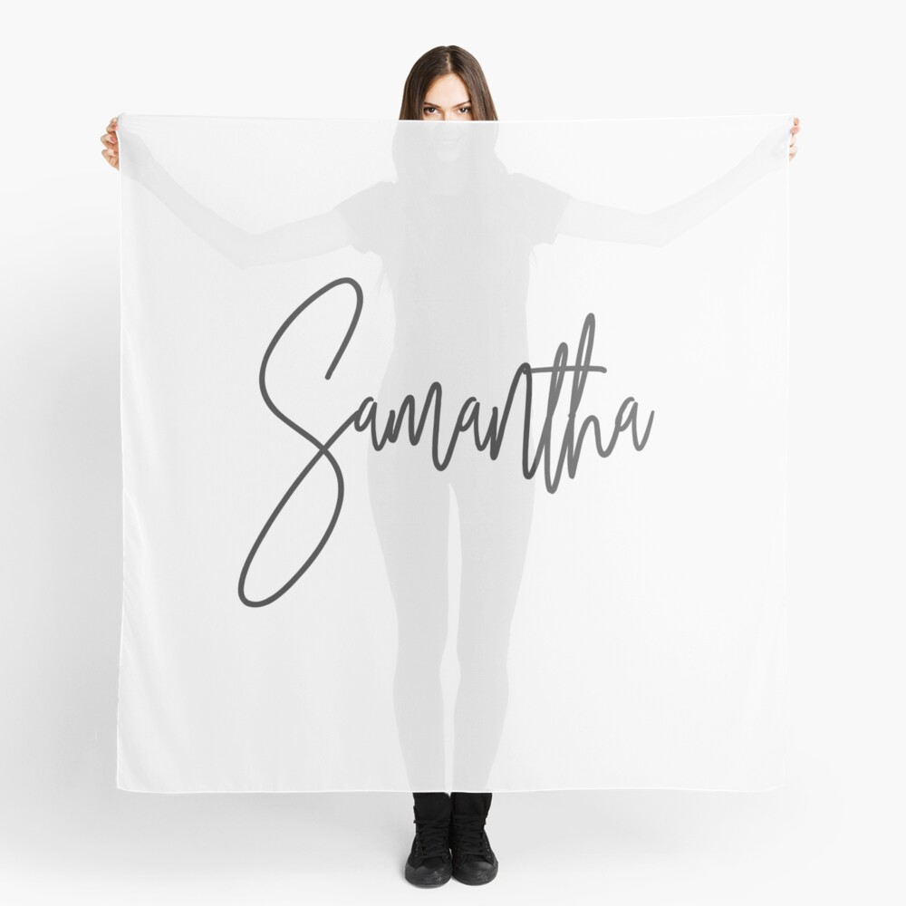 "Samantha Name Handwriting " Sticker for Sale by LucaBearDesigns ...