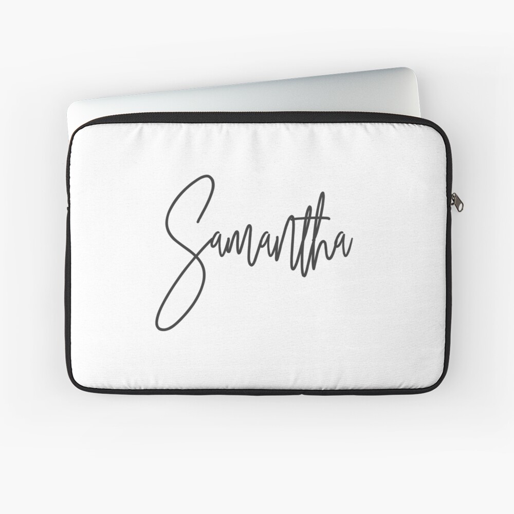 "Samantha Name Handwriting " Sticker for Sale by LucaBearDesigns ...