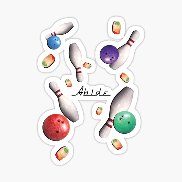 "Abide" Sticker for Sale by filippobassano | Redbubble