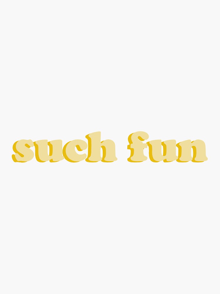 "Such Fun Miranda Hart" Sticker for Sale by stickersbylucy | Redbubble