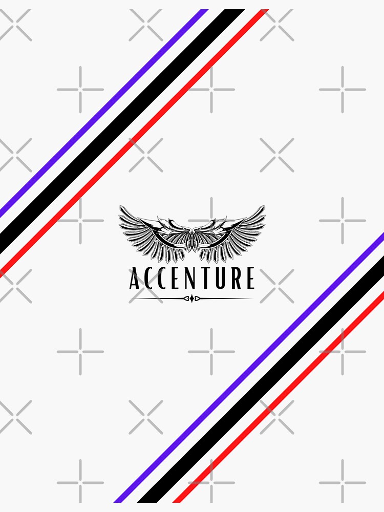 "Accenture sportswear and Products" Sticker by Petermac44 | Redbubble